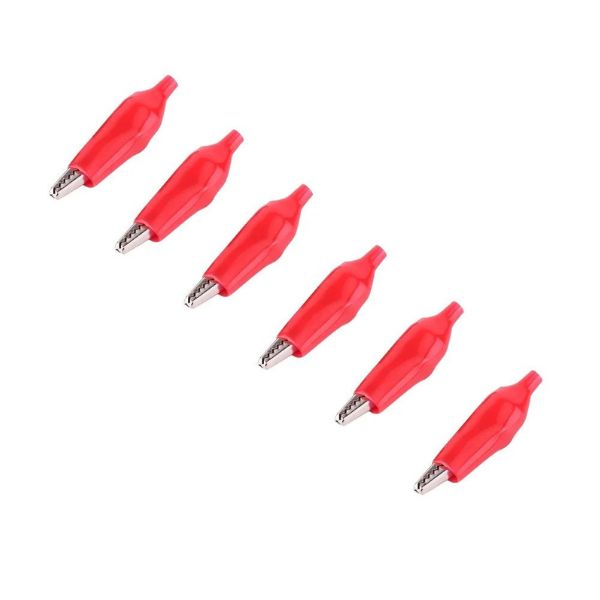 Alligator (Crocodile) Clip (6Pcs)- Red – Aerobots
